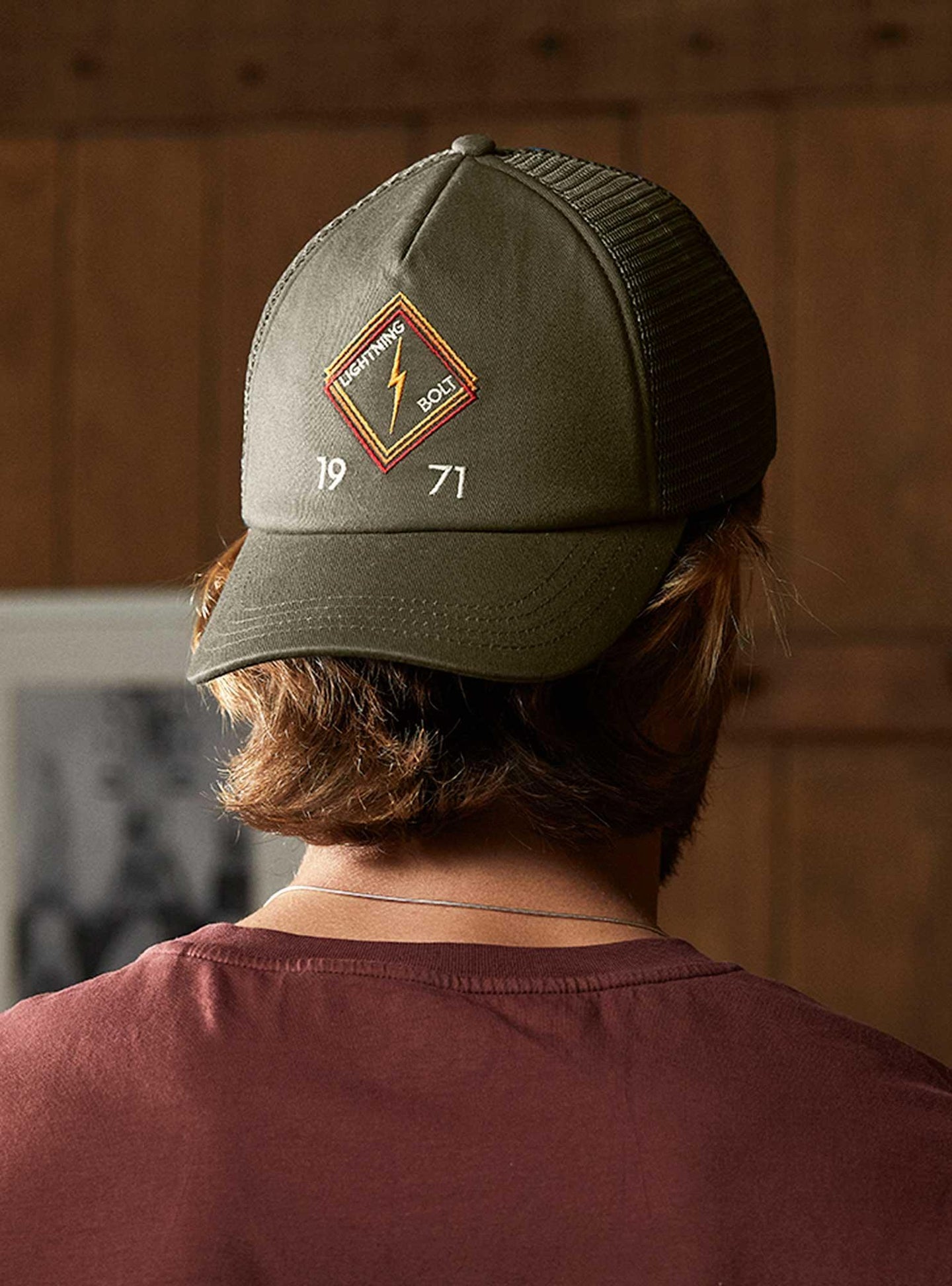 Lightning Bolt - DIAMOND BOLT CAP WITH FRONT EMBROIDERY