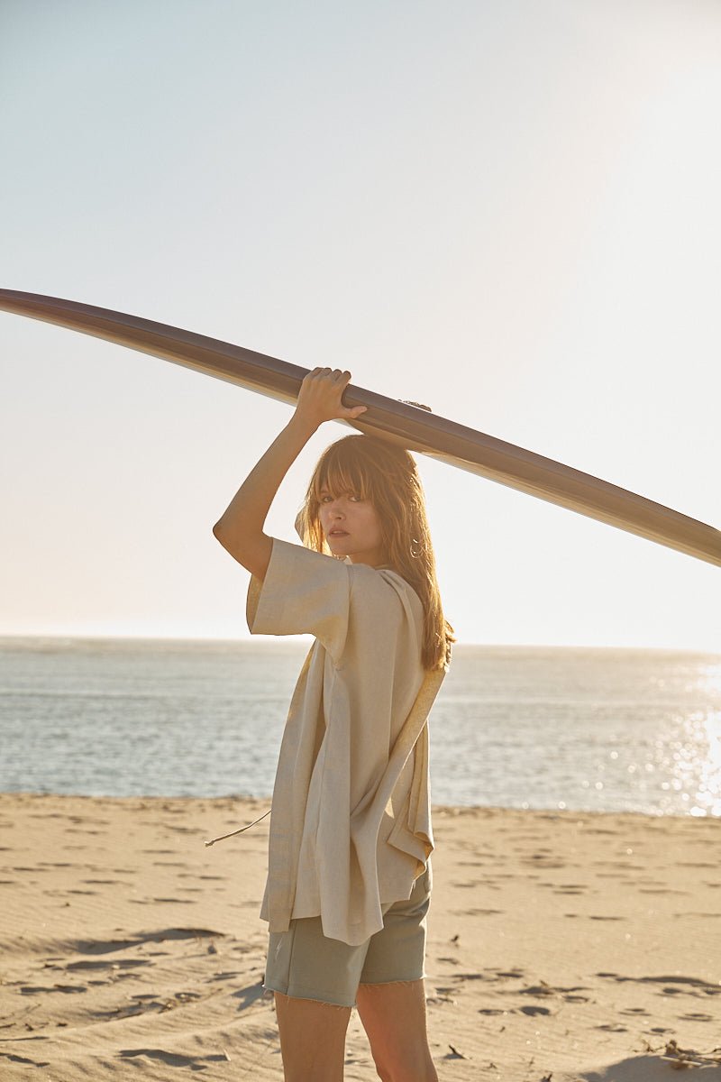 Lightning Bolt - LINEN KIMONO